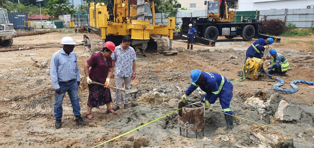 Piling Work Begins at Pirates Arms Site – Seychelles Pension Fund